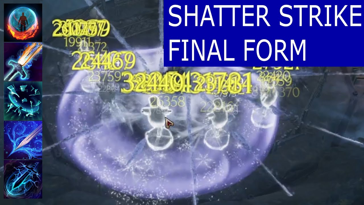 Last Epoch Shatter Strike Spellblade Final [0.9H] - YouTube