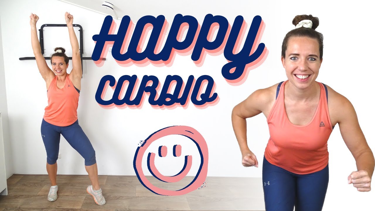 30 Minute HAPPY CARDIO Workout – FUN and ENERGIZING Exercises – No ...