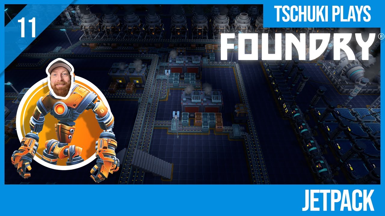 FOUNDRY - Factorio in 3D meets Satisfactory - 011 - Jetpack - YouTube