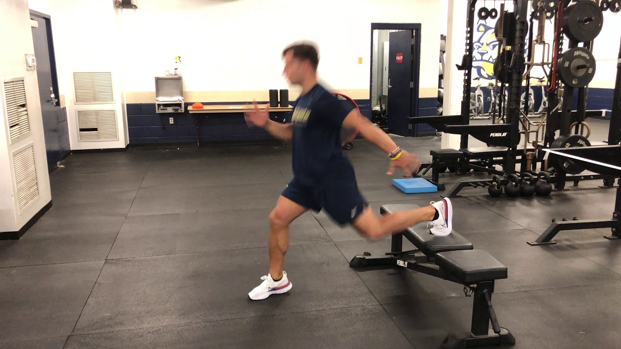 RFE Split Squat Jumps - YouTube