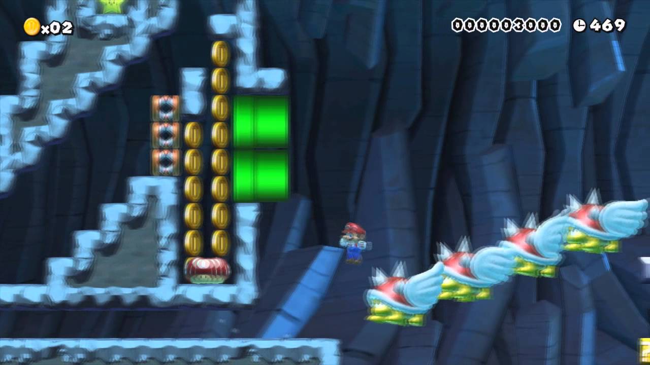 Super Mario Maker Level "I bet you'll give up" - YouTube