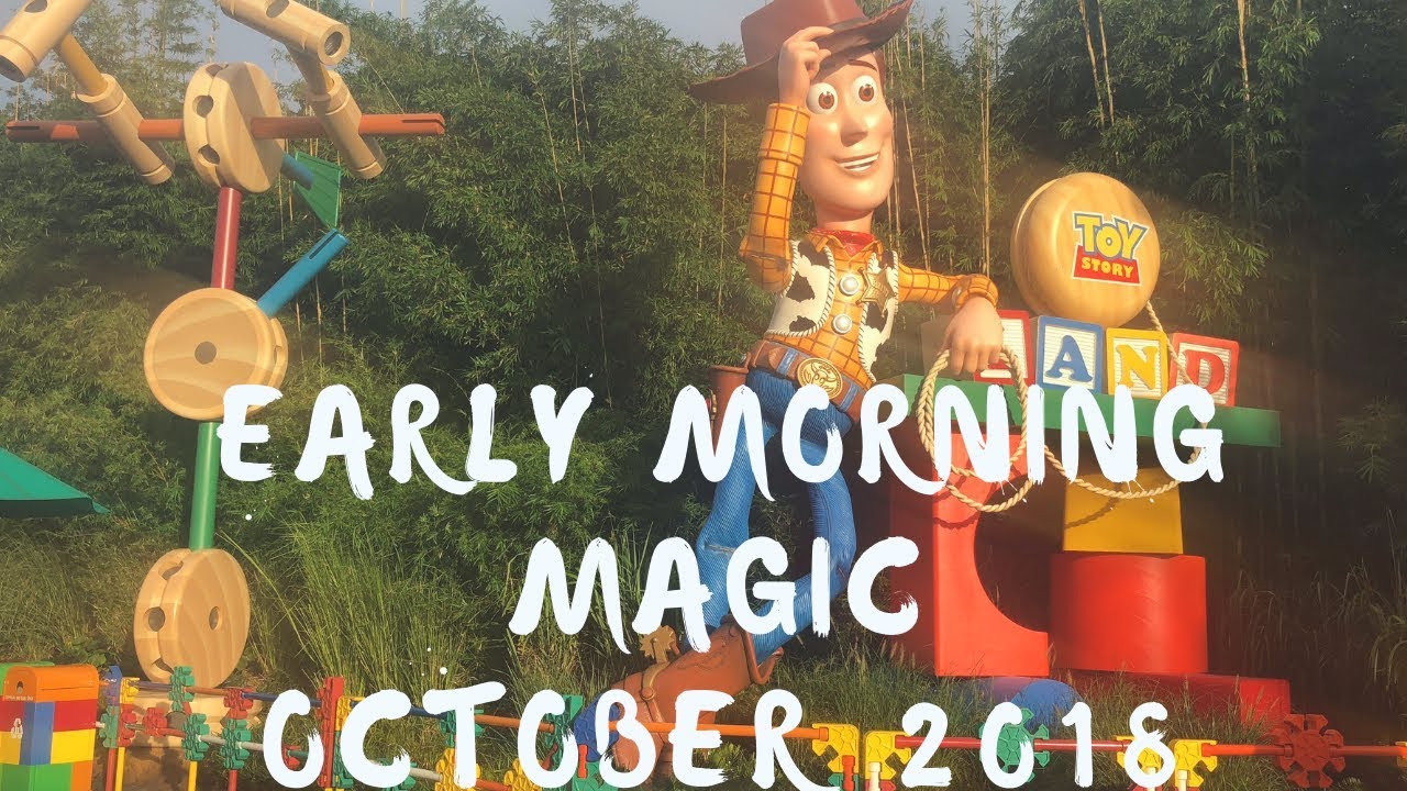 Early Morning Magic Review | Toy Story Land | October 2018 - YouTube