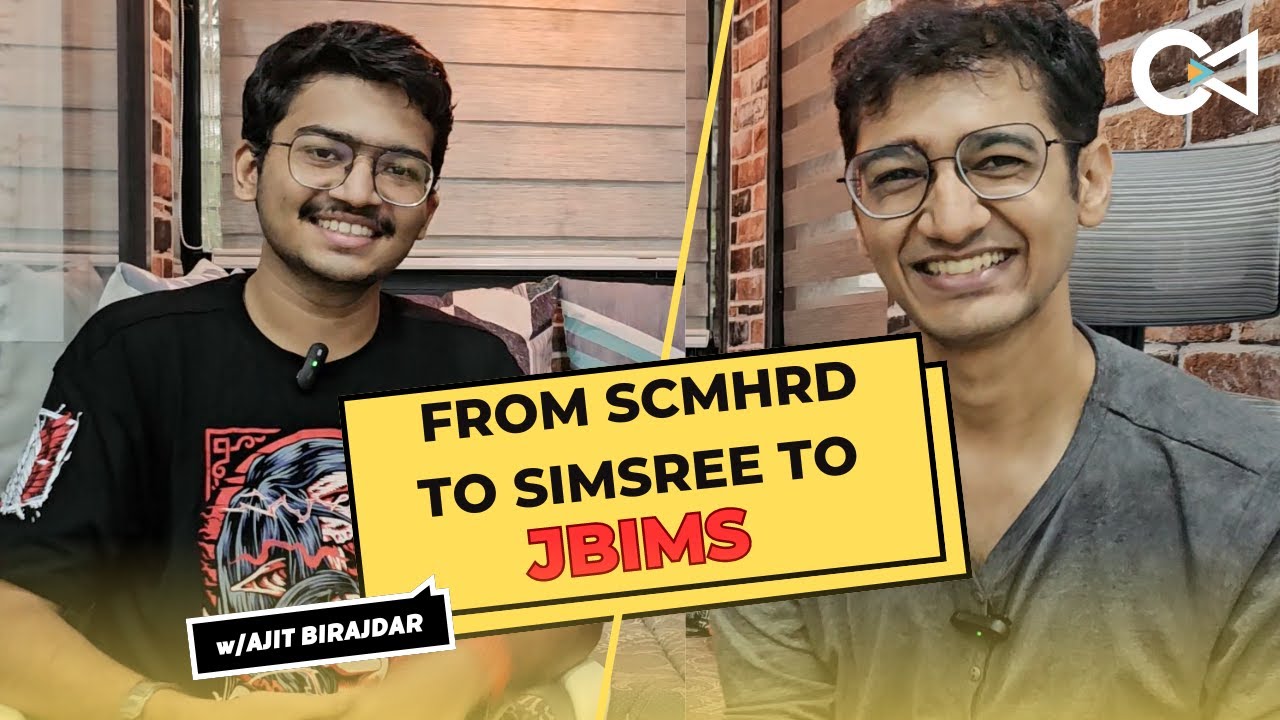 He went from SCMHRD to SIMSREE to JBIMS | Journey to JBIMS | Student ...