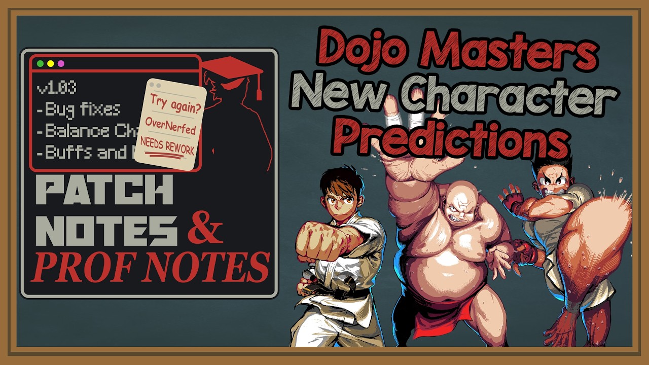 NEW CHARACTERS IN DOJO MASTERS | Patch Notes and Prof. Notes (Krimson ...