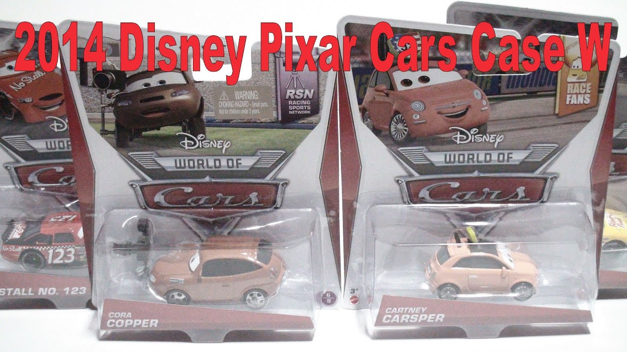Disney Pixar Cars - 2014 Case W highlights with case contents - YouTube