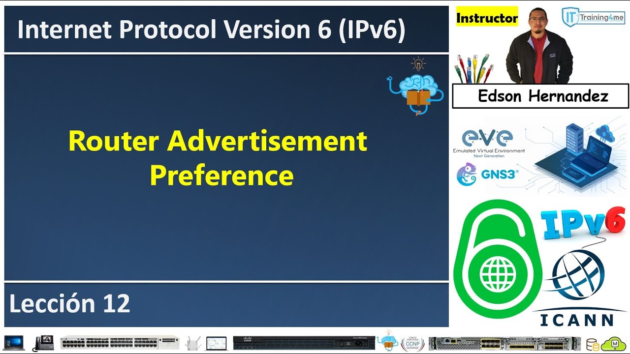 12 IPv6 Router Advertisement Preference (Redundancia de Gateway) - YouTube