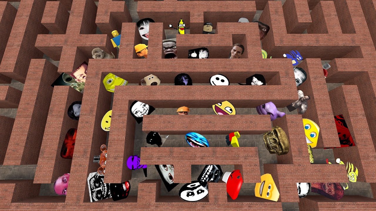 Nico's Nextbots Garry's Mod Maze !!! - YouTube