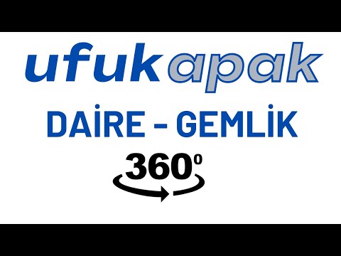 UFUK APAK - 360° VR Video  GEMLİK / DR.ZİYA KAYA 2+1 SATILIK DAİRE