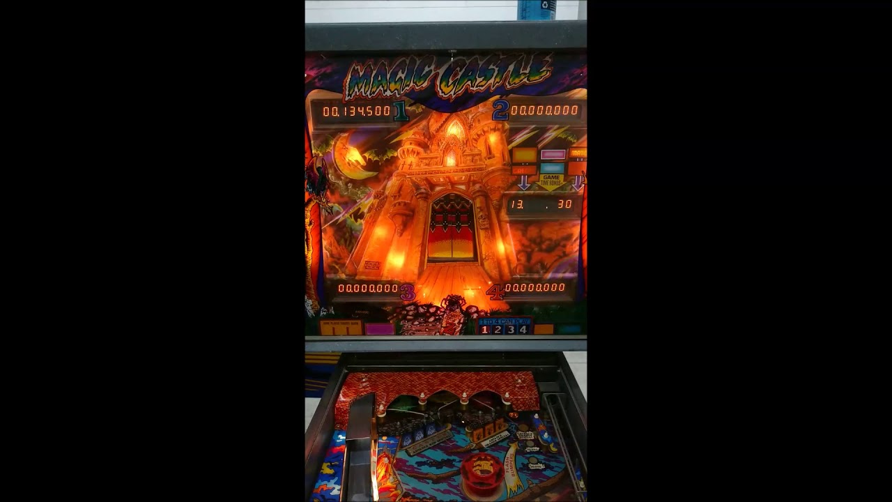 Zaccaria Magic Castle pinball machine end of game callouts - YouTube
