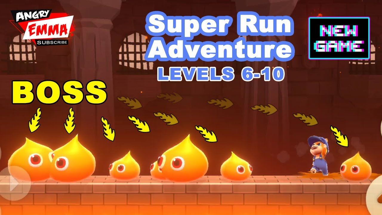 Super Run Adventures - Worlds 1-6 - 1-10 + BOSS (Android Gameplay ...