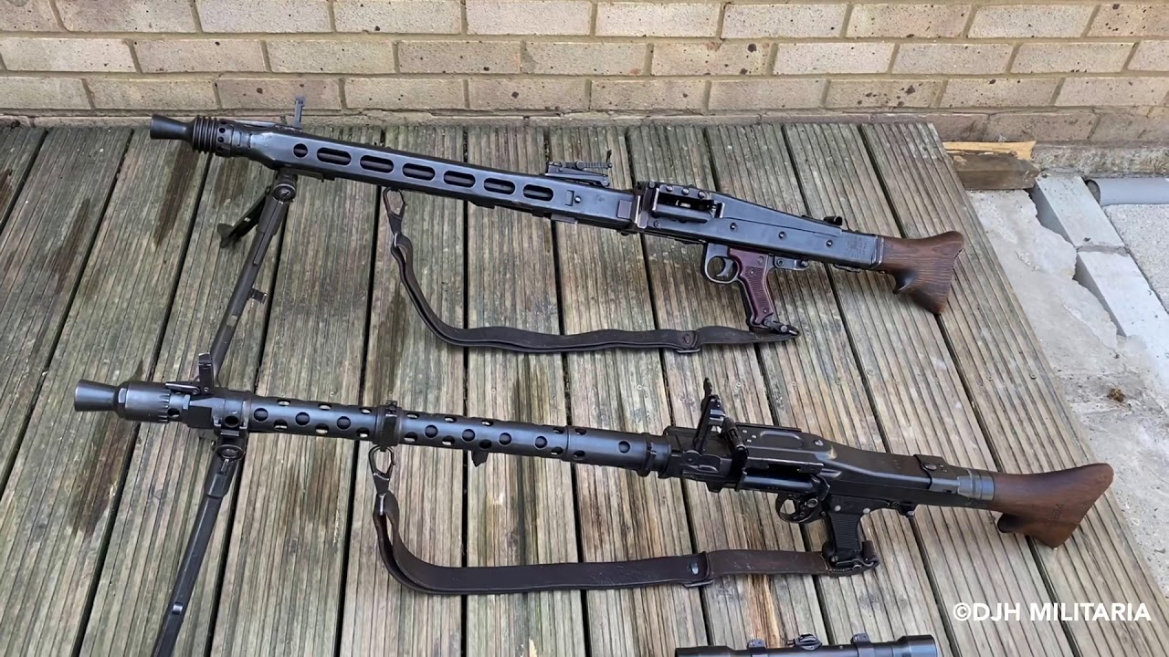 WW2 Mg42 mp40 stg44 Luger - YouTube