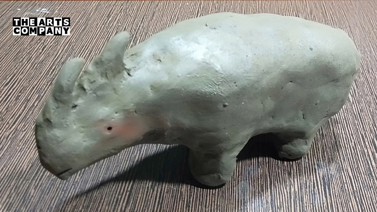 Making a Simple Animal out of Clay / origami /the art company - YouTube