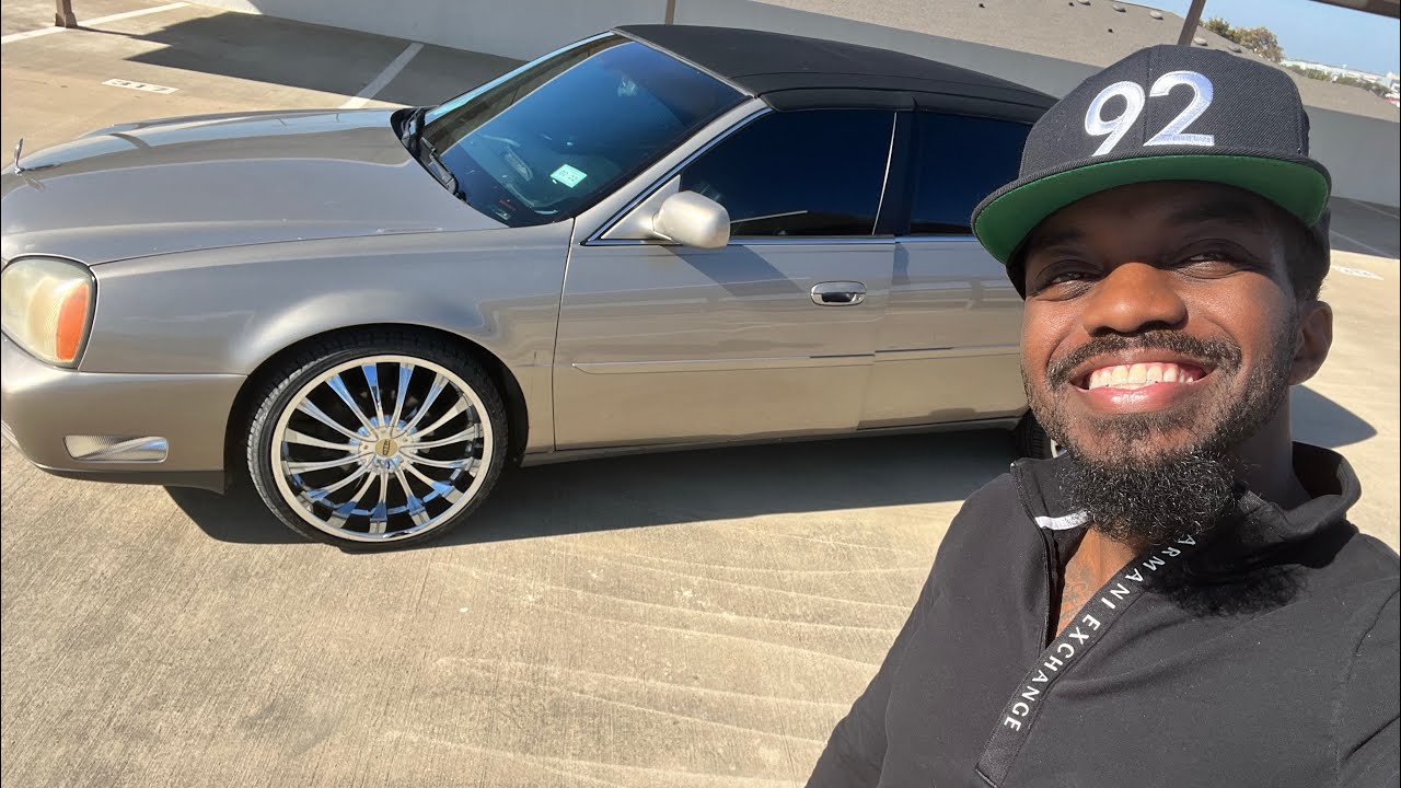 CADILLAC DEVILLE ON 22's | Finally Put My 22's on My CADILLAC DEVILLE ...