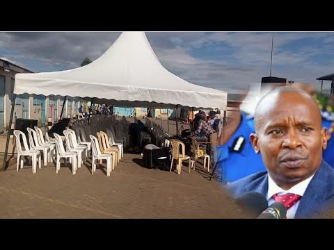 happening now CS KINDIKI IN ISIBANIA TOWN WAZIRI WA USALAMA ANATATAJIWA ...
