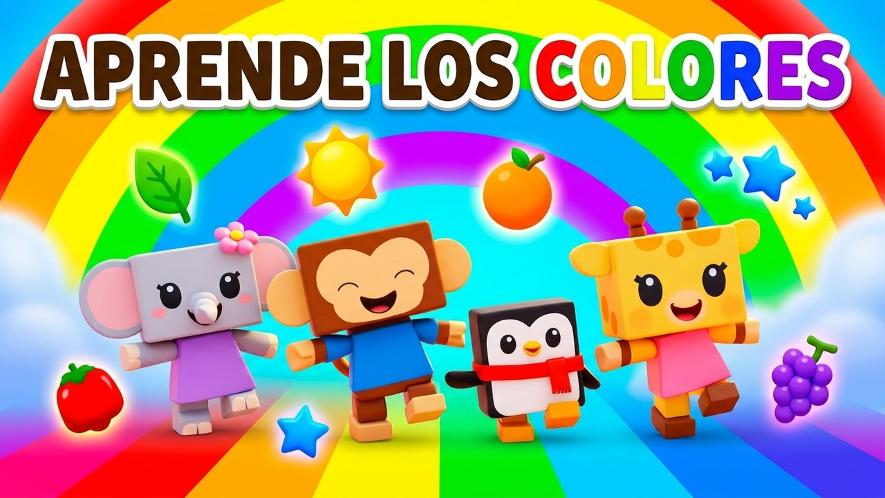 Canción de los COLORES 🎨 | Aprende Colores Primarios y Secundarios para ...