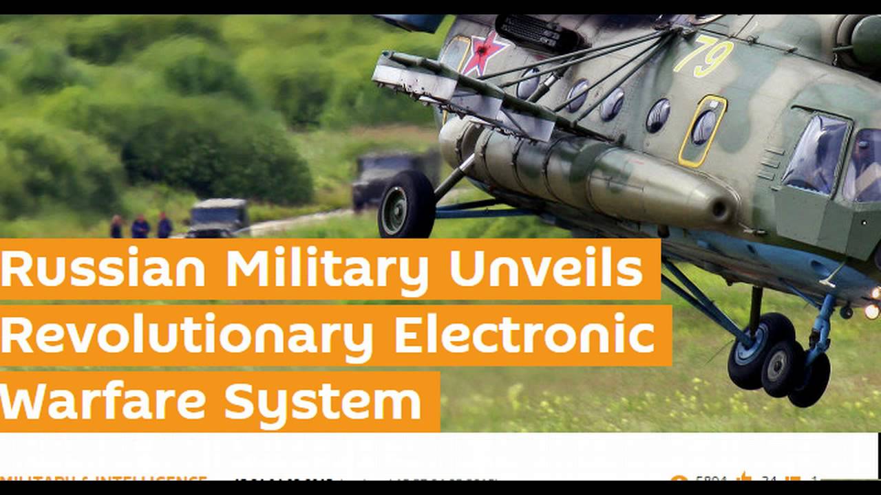 Russian Military Unveils Revolutionary Electronic Warfare System - YouTube