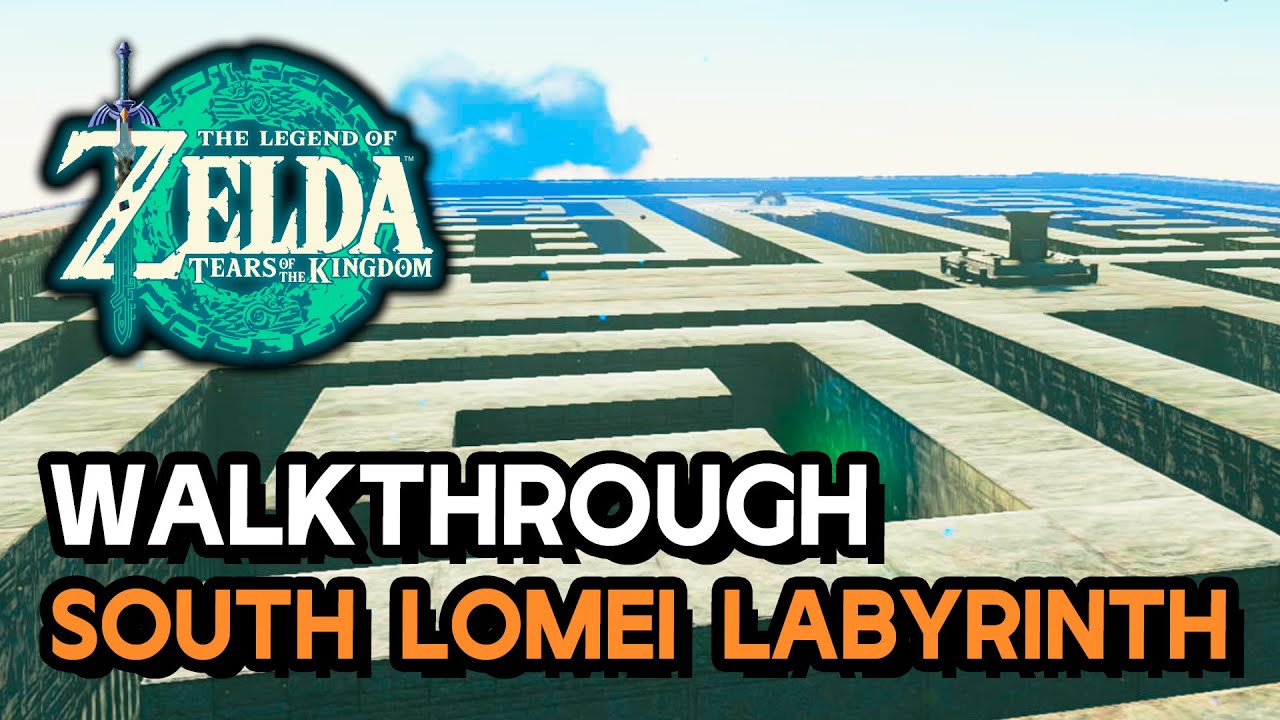Zelda: Tears Of The Kingdom - South Lomei Labyrinth Walkthrough - YouTube
