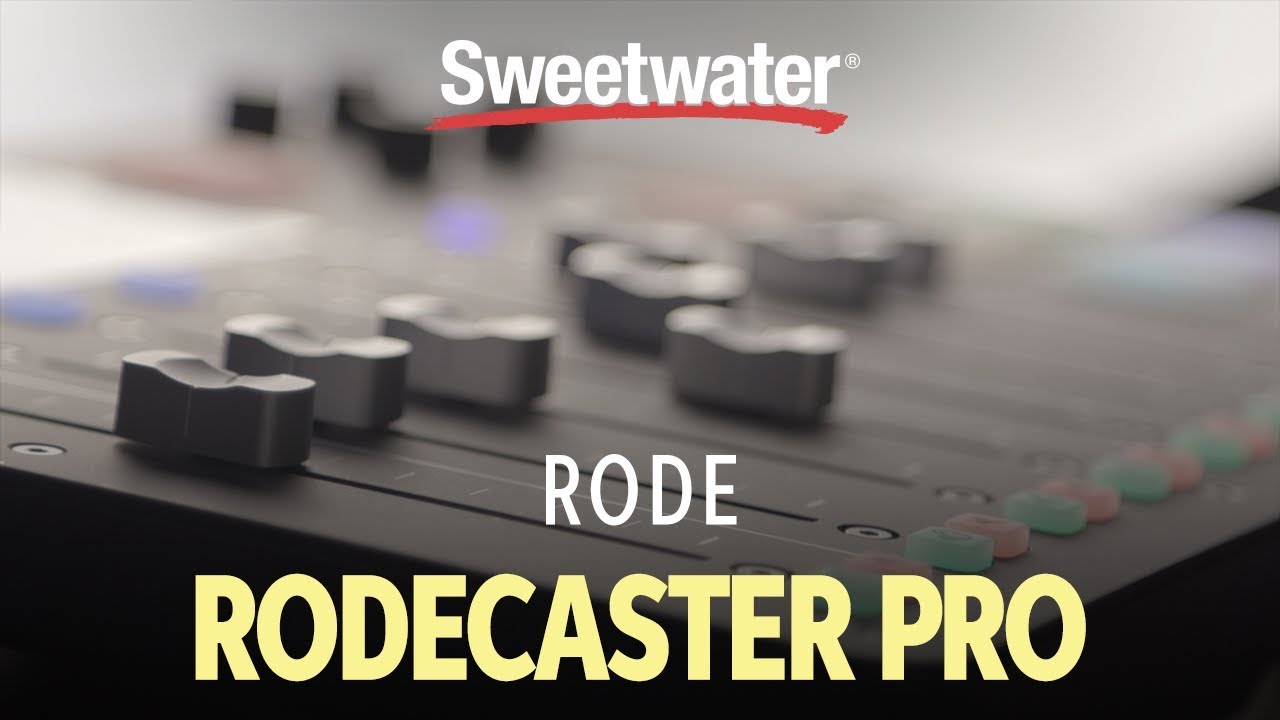 Rode RodeCaster Pro Podcast Production Studio Demo - YouTube