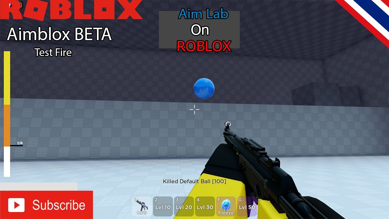 [Roblox] Aimblox BETA Test Shot MP 5 - YouTube