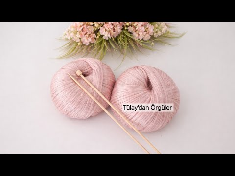 Üç Günde Yelek Örün 🧶Kolay Örgü Yelek Modeli #knitting #handmade 