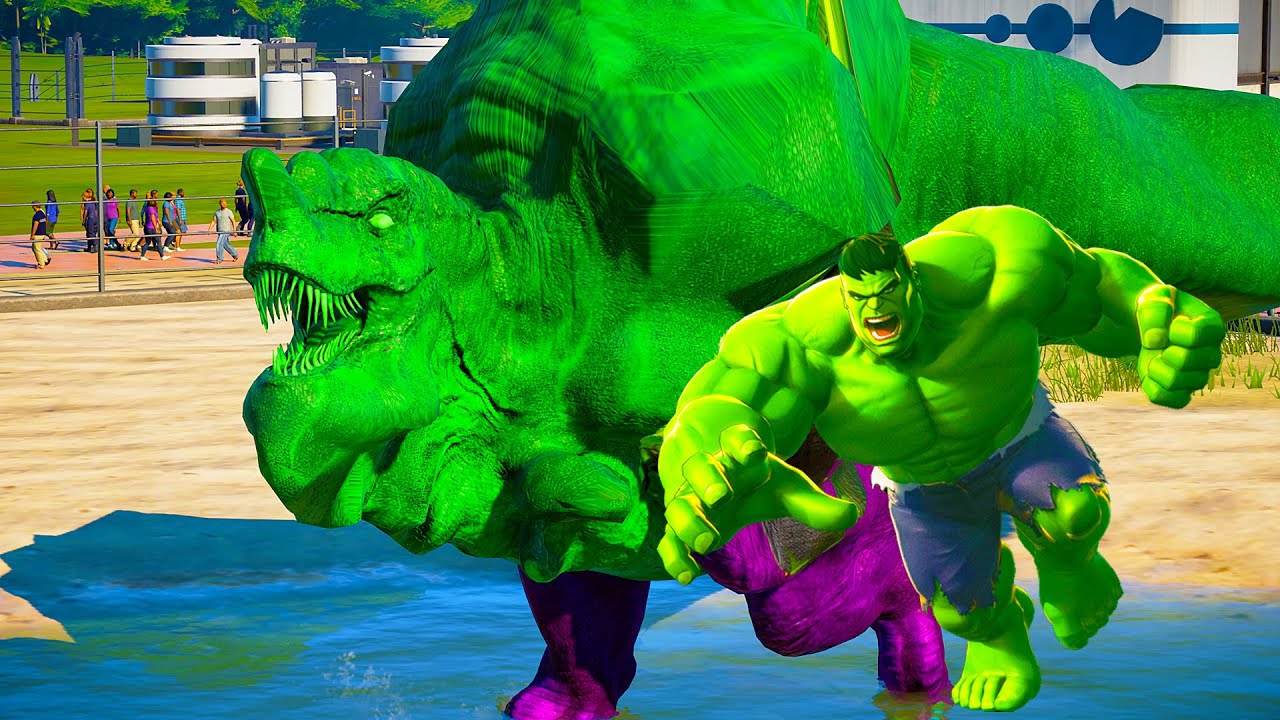 [ Jurassic World Evolution 🌍 ] Hulk T-Rex,Penny Wise,Joker,Power Ranger ...