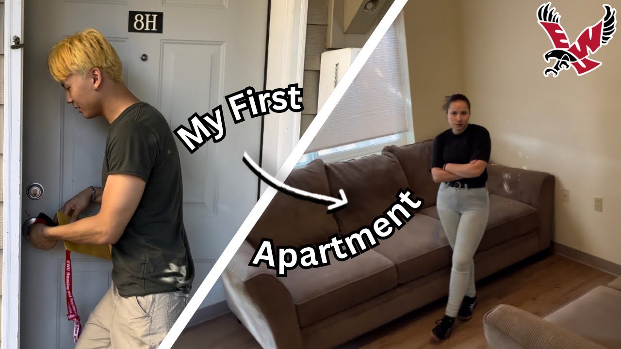 MY FIRST APARTMENT | EWU Townhouse Move In - YouTube