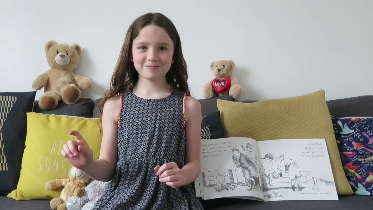 Makaton | We’re going on a bear hunt. | a signed story - YouTube