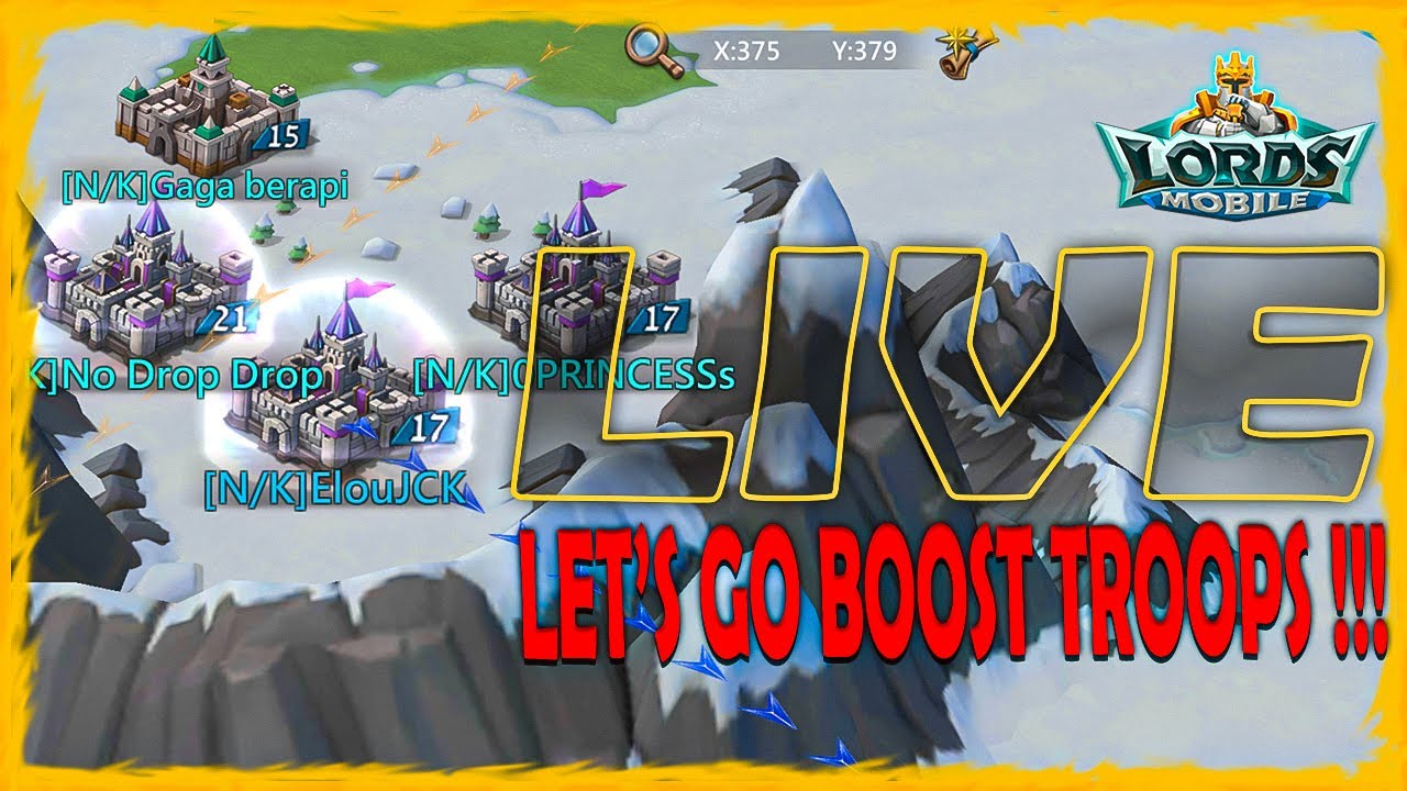 LET'S GO BOOST TROOPS GUYS !!! #LordsMobile - YouTube