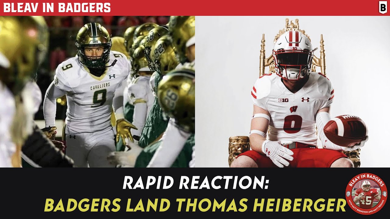 Rapid Reaction: Thomas Heiberger Commits to the Badgers - YouTube