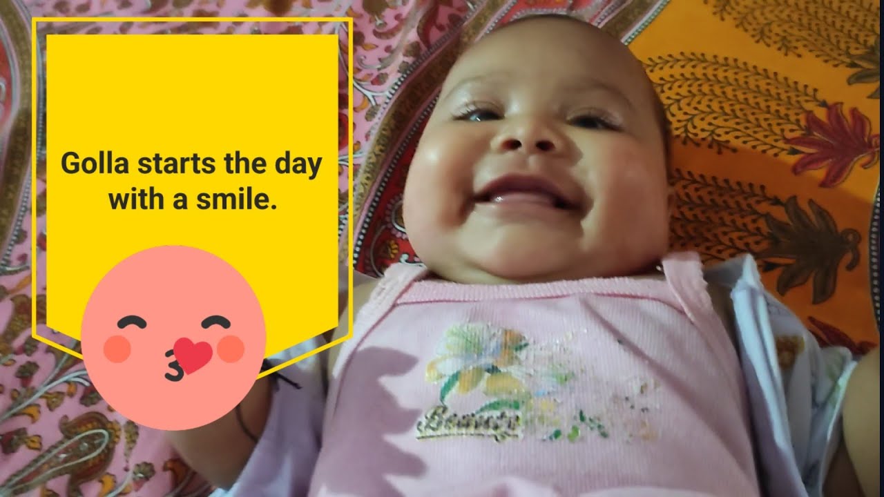 Cute Baby Vlog | Golla starts the day with a Smile 😀 #shorts #babyvlog ...