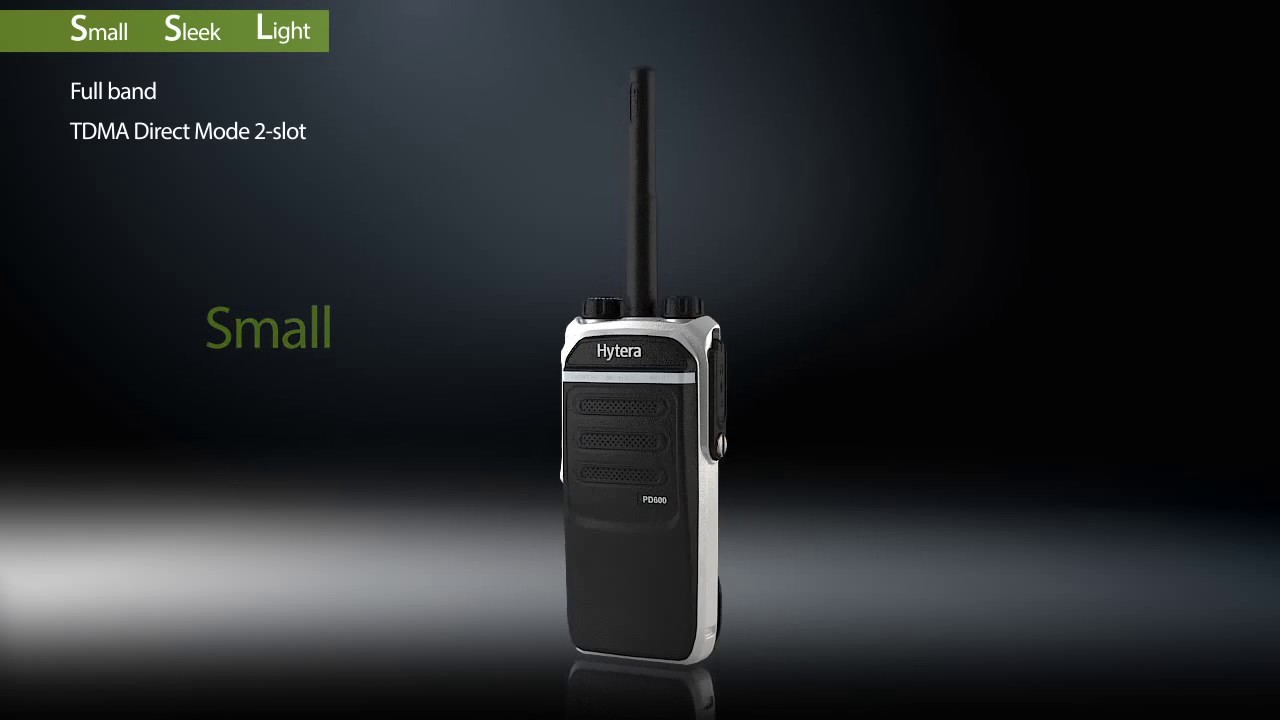 Hytera PD602 DMR Portable UHF 4-Watt Radio - YouTube