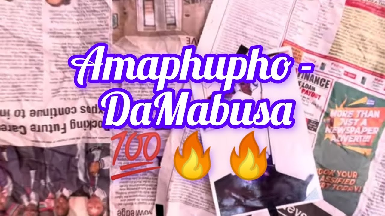 🔥NEW SONG: Amaphupho - DaMabusa💯 ️ - YouTube