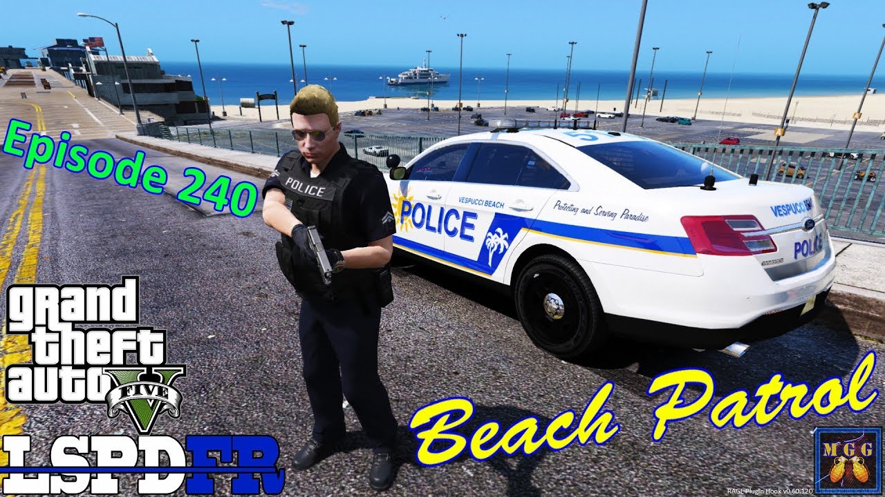 Vespucci Beach Patrol in a Ford Taurus GTA 5 LSPDFR Episode 240 - YouTube