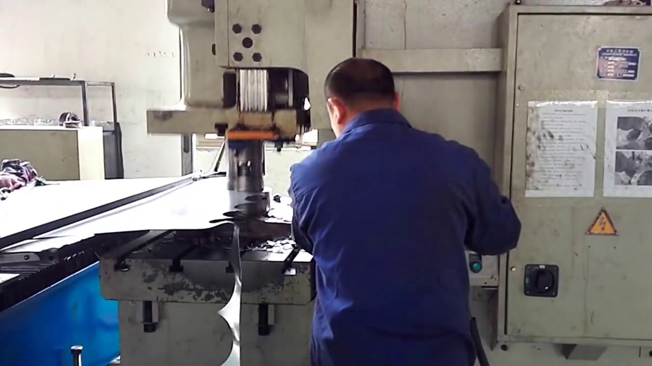 Oil Filter Production--Punching The Filter Housing For Oil Filter - YouTube