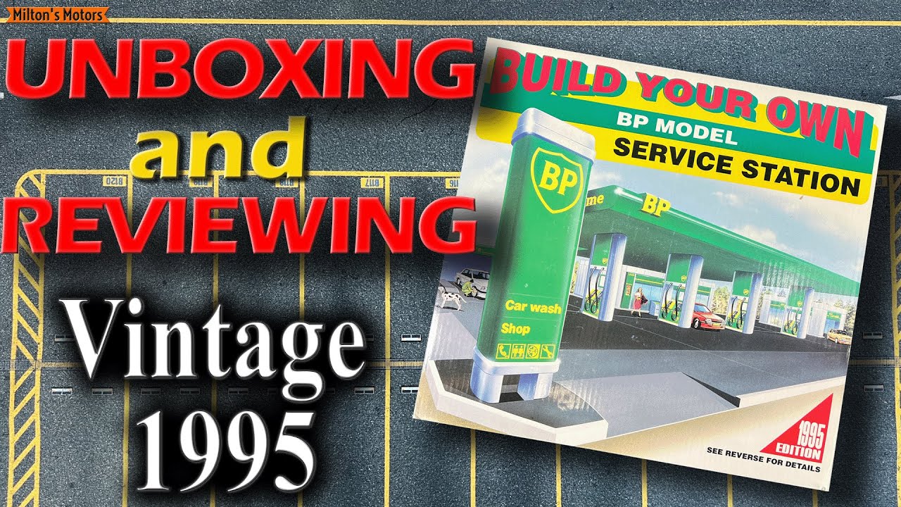 Unboxing: Vintage 1995 BP Service Station Diorama !! - YouTube