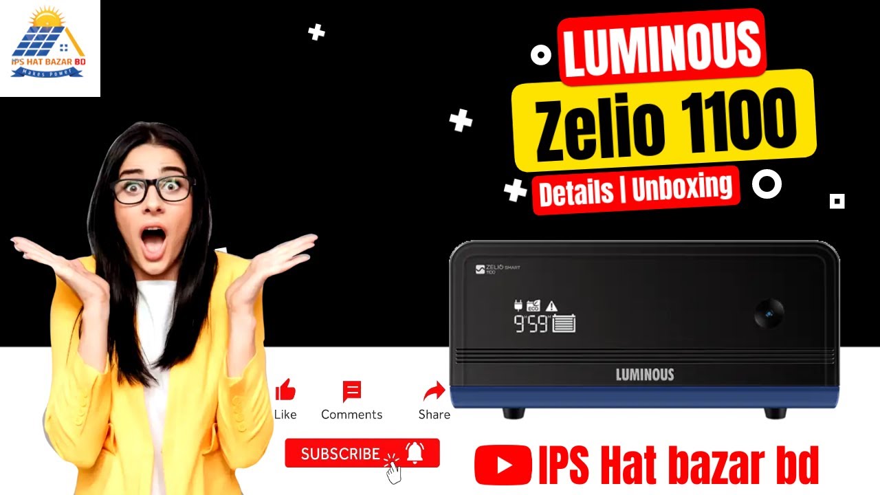 IPS Review | Luminous Zelio 1100 | Best IPS Price in BD - YouTube