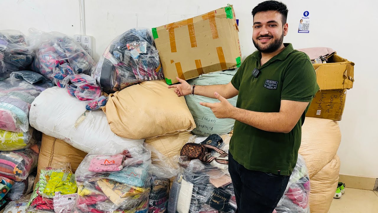 100 % Branded Surplus Ladies Clothes Garments warehouse| With MRP tag ...