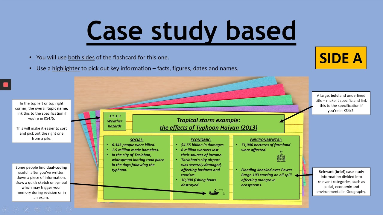 Flashcards: Episode 2 – Case-study based flashcards! (1/5) - YouTube