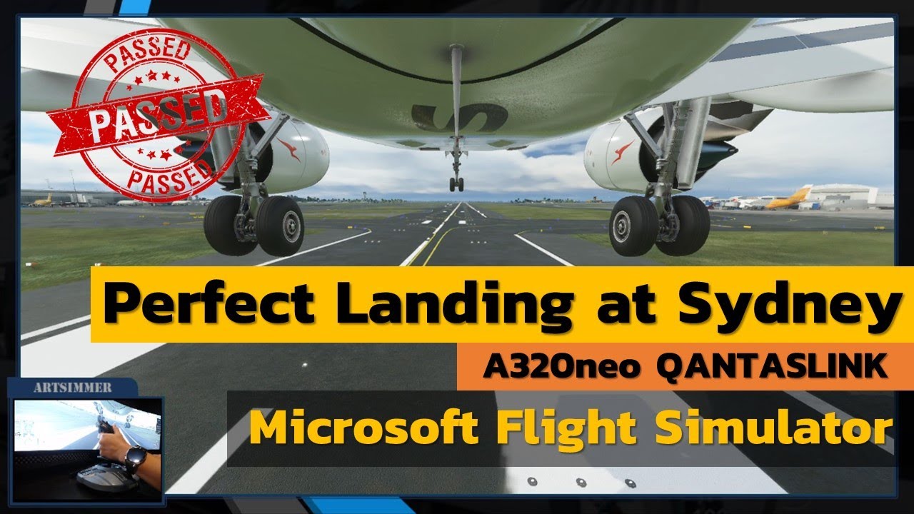 🛩 Microsoft Flight Simulator 2020: perfect landing at Sydney Airport ...