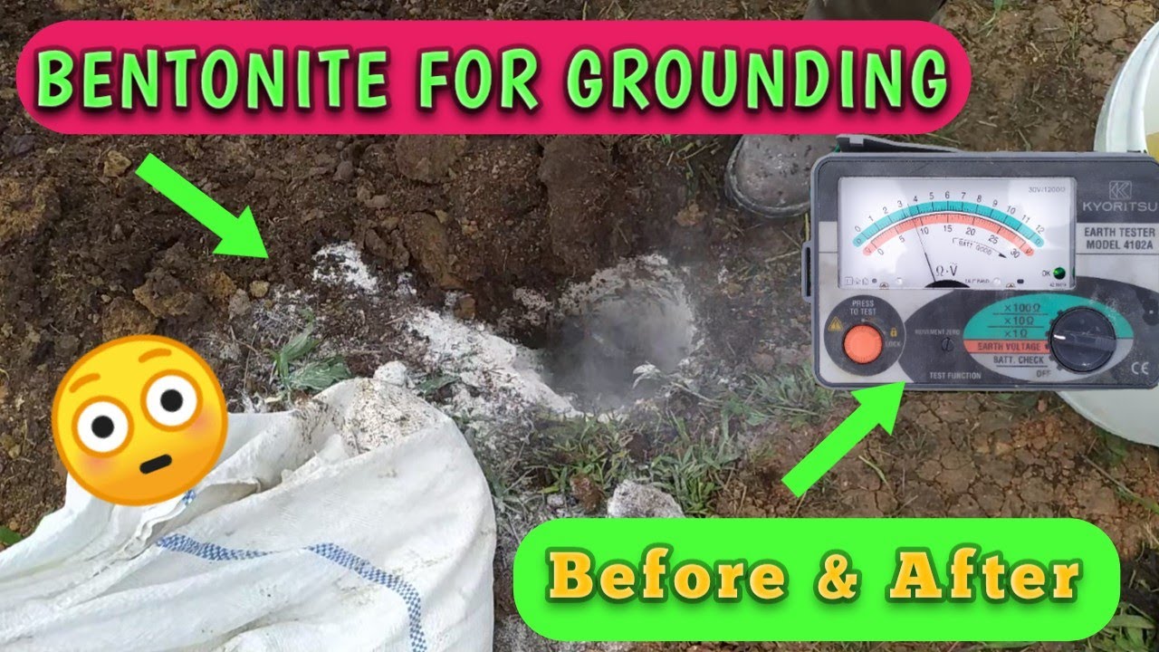 CARA PEMAKAIAN BENTONITE UNTUK GROUNDING - YouTube