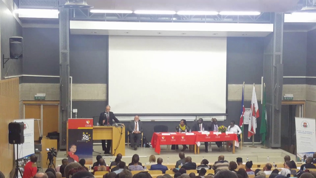 Hon. Leon Jooste Speaks on The Future of Namibian SOE's - YouTube