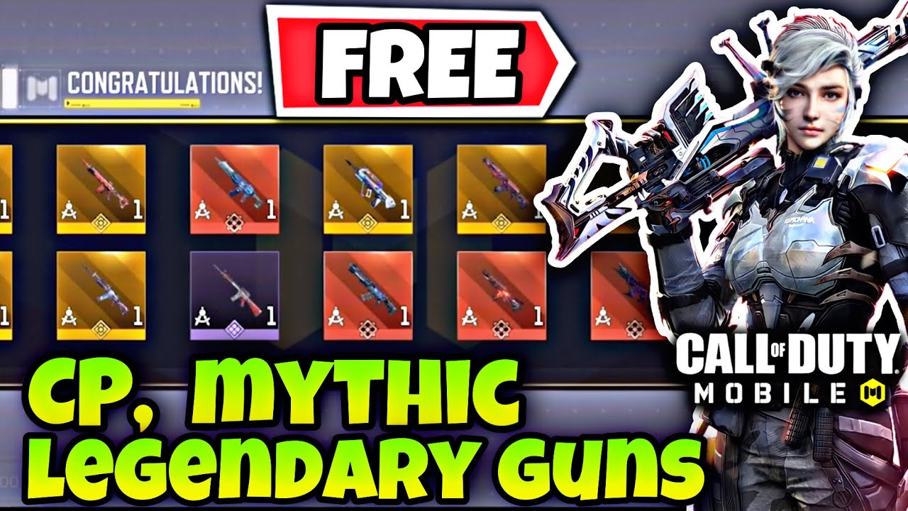 How to get mythic and legendary guns free in cod mobile. How to ...