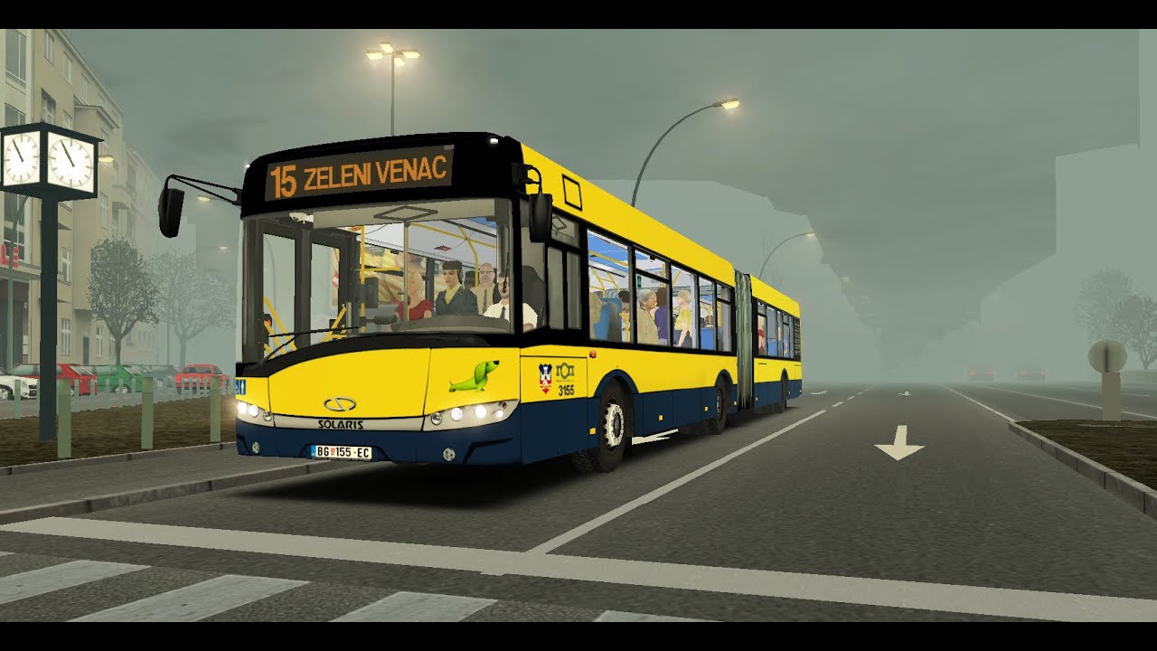 OMSI 2 - Solaris Urbino 18 GSP - Beograd - Line 15 - YouTube