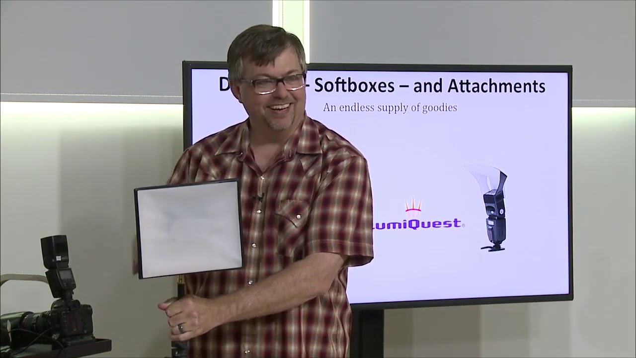 Using Speedlight Photography Diffusers and Modifiers - YouTube