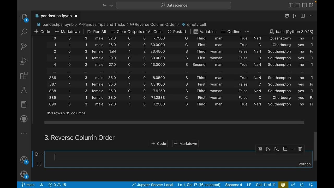 12-Day Pandas Tips | 30 Days of Data Science #pandas #datascience #machinelearning # ...