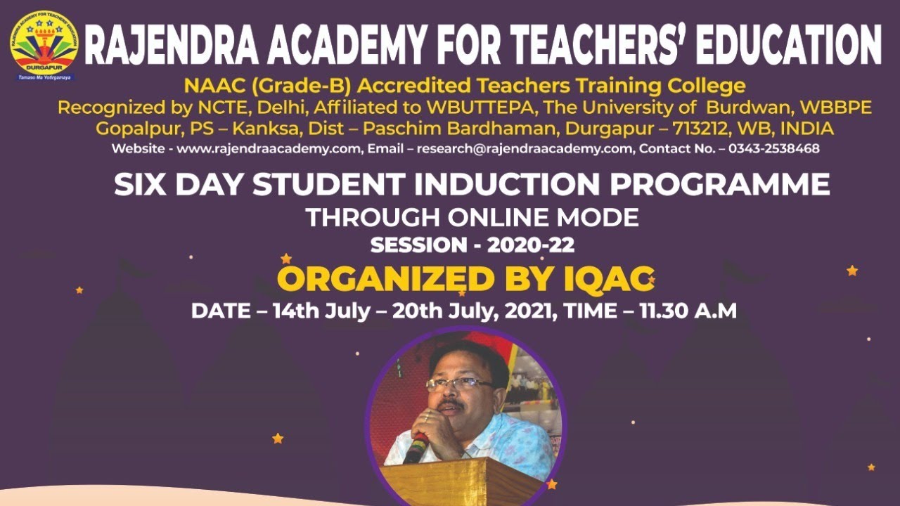 STUDENT INDUCTION PROGRAM, RATE (DAY 6) - YouTube