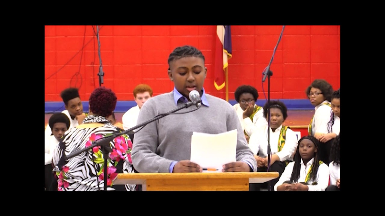 Warren Central Junior High School Black History Program - YouTube