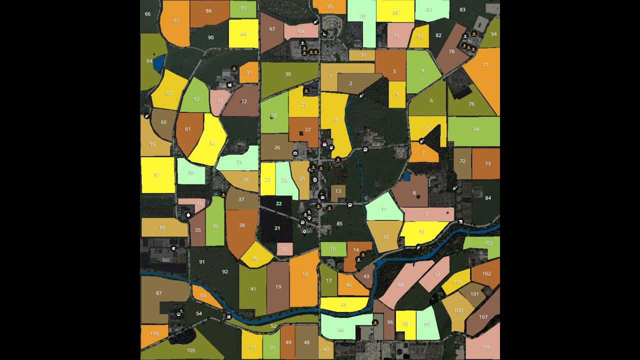 Champs de France map | Farming Simulator 19 | Map flyover - YouTube