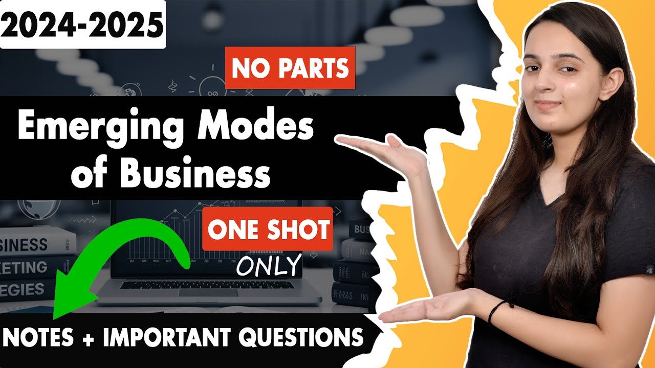 Emerging Modes of Business Class 11 One Shot | Class 11 Business ...