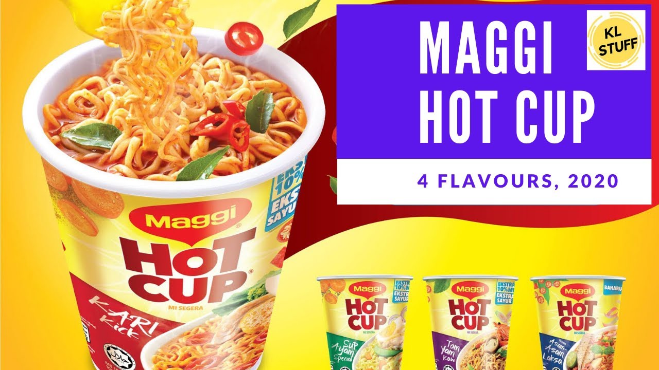 Maggi Hot Cup – 4 Flavours, 2020 - YouTube